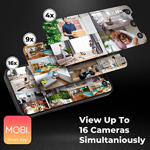 MobiCamĀ® Multi-Purpose Monitoring System, WiFi Video Baby Monitor - Baby Monitoring System - WiFi Camera with 2-Way Audio, Nursery Camera, Motion Detection Alert, Support Micro-SD for Extra Recording