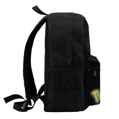 WCRSAIN Anime Backpack for Men Women,Big Capacity Water Resistant Lightweight 15.6 Inch Laptop Backpack for Travel Office Outdoor (Black)