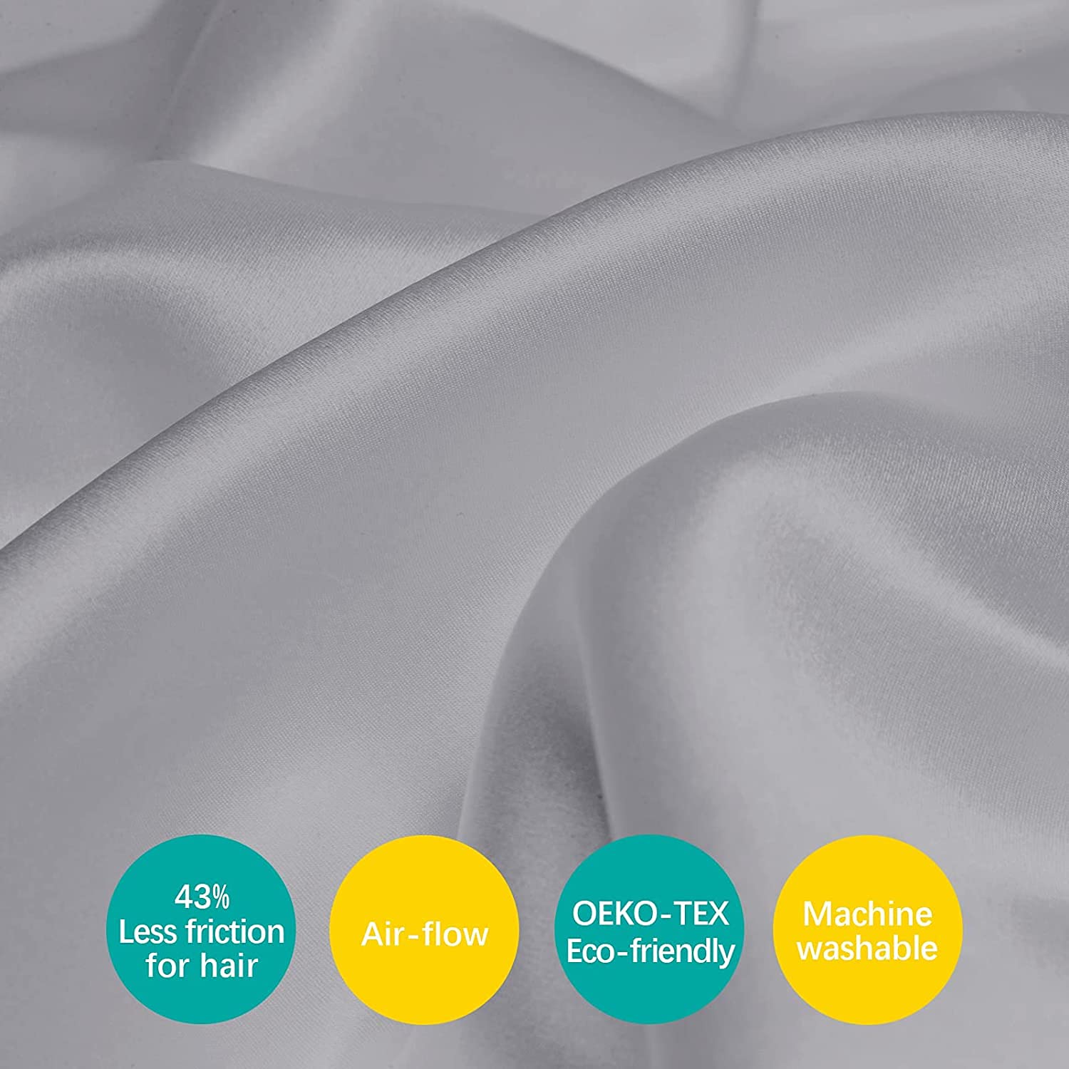 Waterproof Bassinet Mattress Pad Cover, 2 Pack, Fits for All Mainstream Bassinet & Satin Bassinet Sheets Fit for Rectangle, Hourglass, Oval Bassinet Mattress, Grey & Navy Blue, 2 Pack