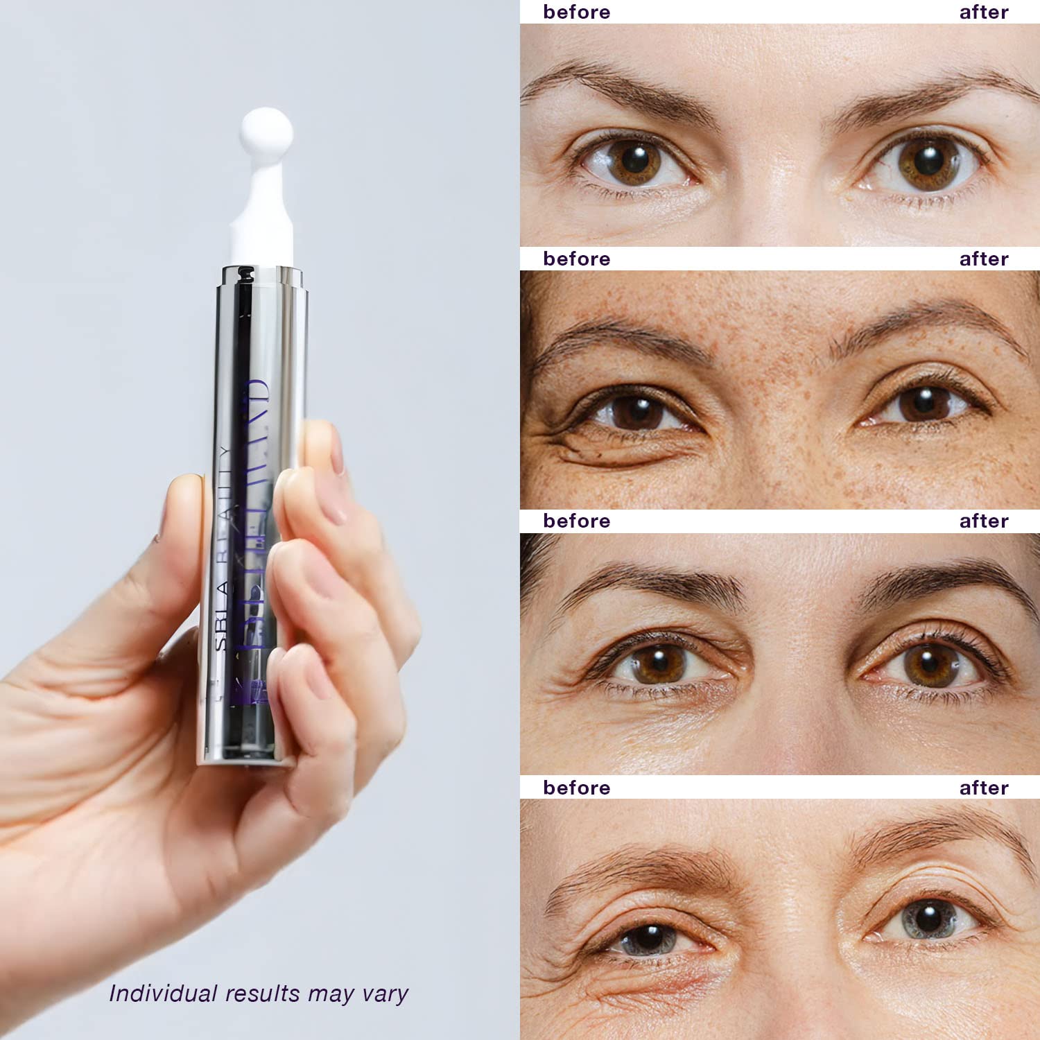 SBLA Eye Lift Wand: Advanced Anti-Aging Serum for Eyelids, Lifting Creases & Hooded Skin, 0.5 Fl Oz