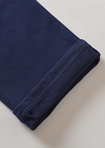 Weintee Women's Cotton Sweatpants with Pockets Plus Size Petite 2X Navy
