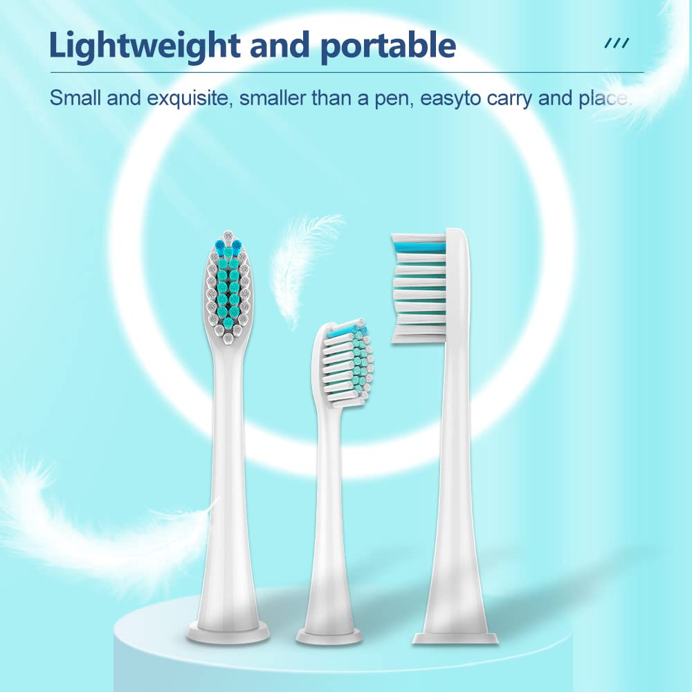 Replacement Toothbrush Heads Compatible with Philips Sonicare Electric Toothbrush,Electric Toothbrush Head Fits DiamondClean, ProtectiveClean, EasyClean, FlexCare, HealthyWhite (Pack of 8)