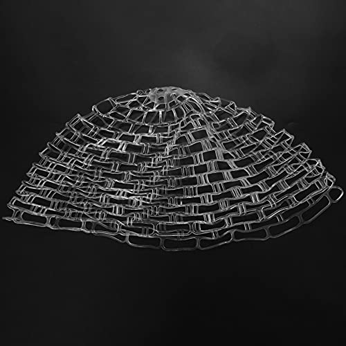QULIT 47 Inch Clear Rubber Replacement Net Replacement Bag for Fly Fishing Landing Net Fishing Tackles