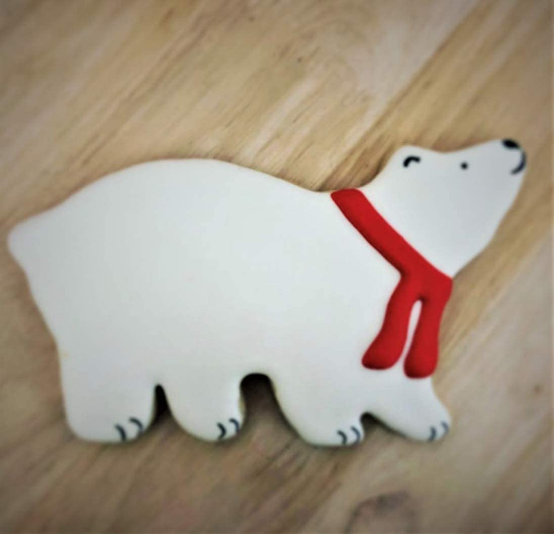 Polar Bear Cookie Cutter 5.75" Made in USA by Ann Clark