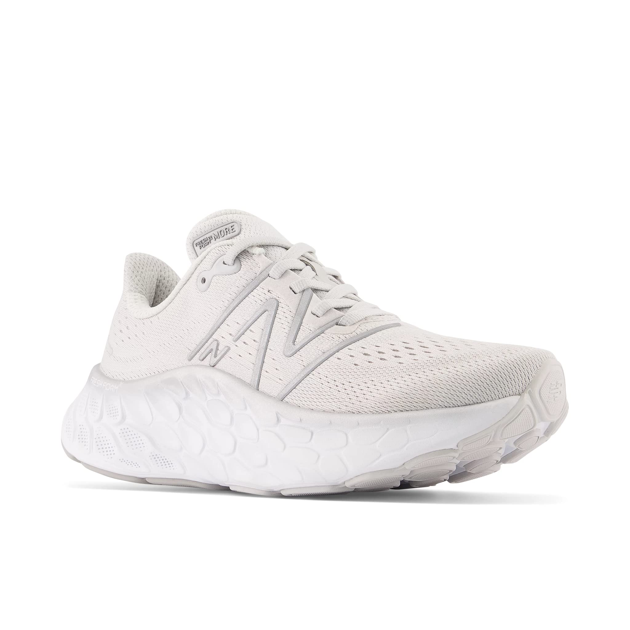 New Balance Women's Fresh Foam X More V4 Running Shoe, Summer Fog/Rain Cloud, 8.5