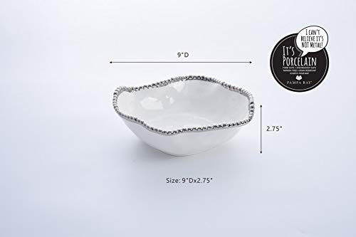 Pampa Bay Porcelain Salerno Salad Bowl