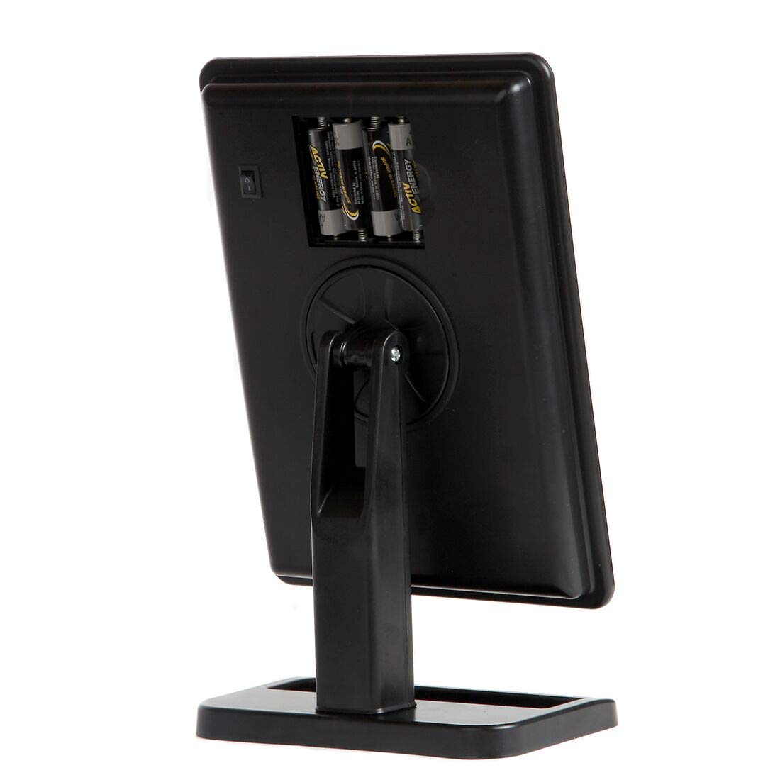 Lily's Home LED Lighted Makeup Vanity Mirror with Warm White and Cool White Lights. Rotate and Swivel.