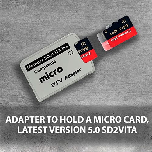 Skywin SD2Vita PS Vita Memory Card Adapter Compatible with PS Vita 1000/2000 3.6 or HENkaku System (1 Pack)