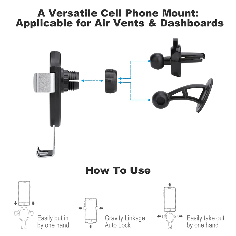 Sunflower Sunset Car Phone Holder Mount Universal Cell Phone Holder Fashion Car Mount for Men Women