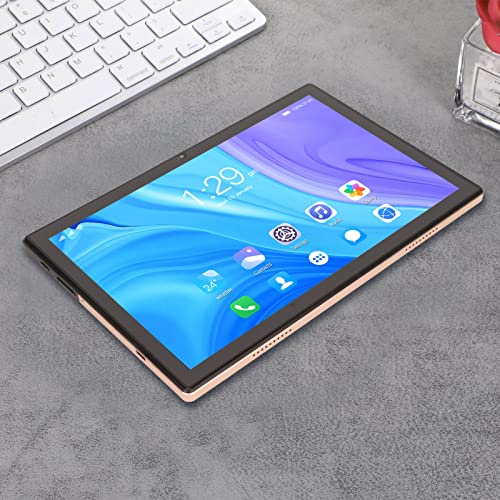 Pomya HD 10 Inch Tablet, 4G Calling Tablet,6GB RAM 128GB ROM,8800mAh Battery,Dual Camera Tablet, Kids Friemds