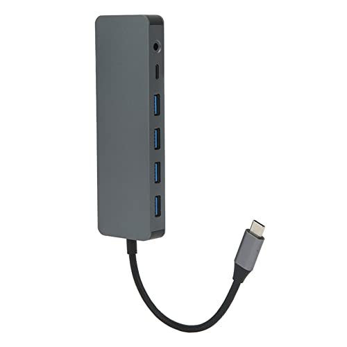USB C Hub, Gigabit Ethernet Port 13 in 1 USB C Hub Displayport Fast Heat Dissipation 4 USB Port for Mouse