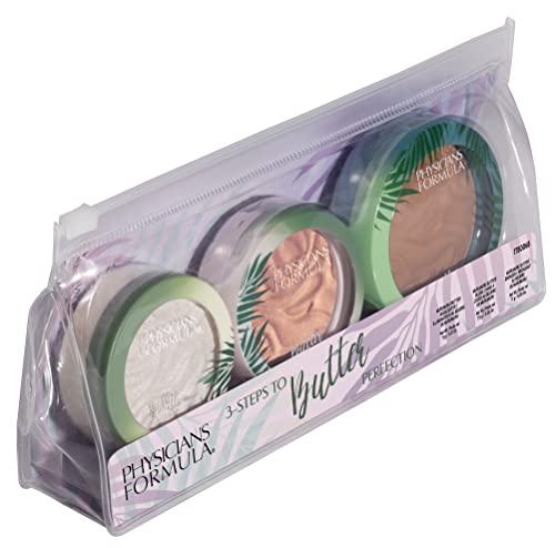 Physicians Formula 3Steps to Butter Perfection Butter Bronzer Highlighter and Blush, Multi, 0.81 Ounce