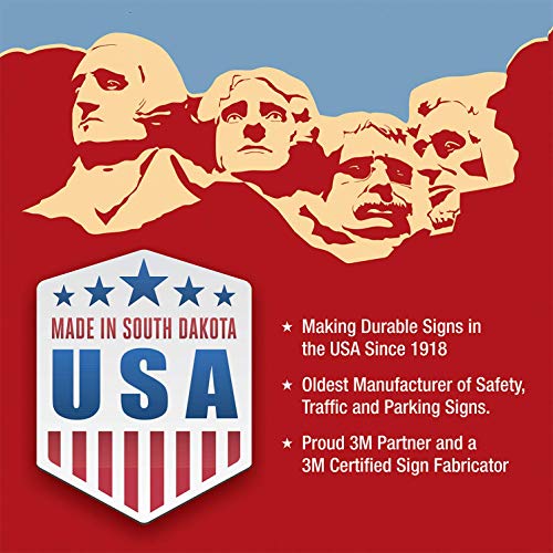 SmartSign (Pack of 4) 5 x7 inch “Danger - High Voltage” OSHA Sticker Labels, 5 mil Laminated Polyester with SuperStick Adhesive, Red, Black and White