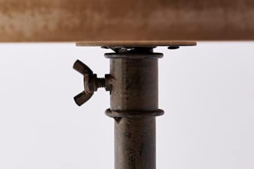 Mud Pie Wood and Iron Adjustable Server, 11" x 10", Small