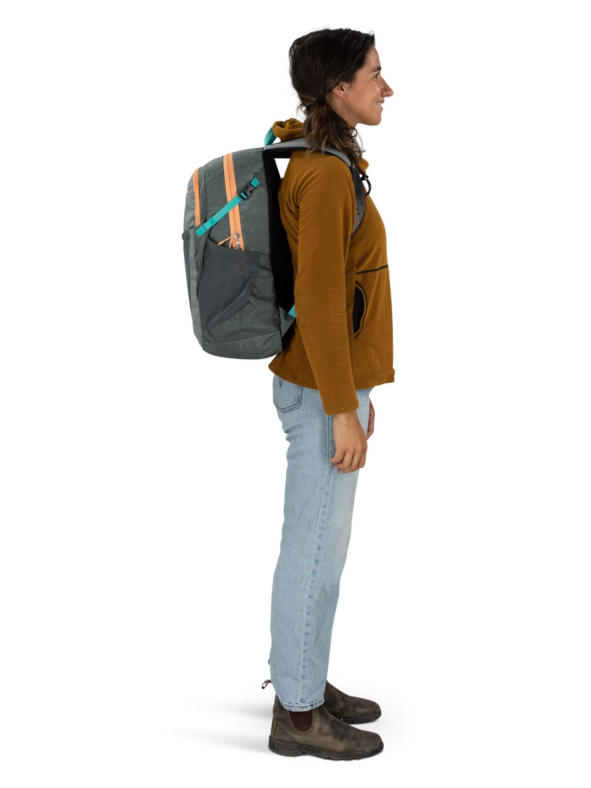 Osprey Flare Everyday Laptop Backpack, Succulent Green/Deep Teal