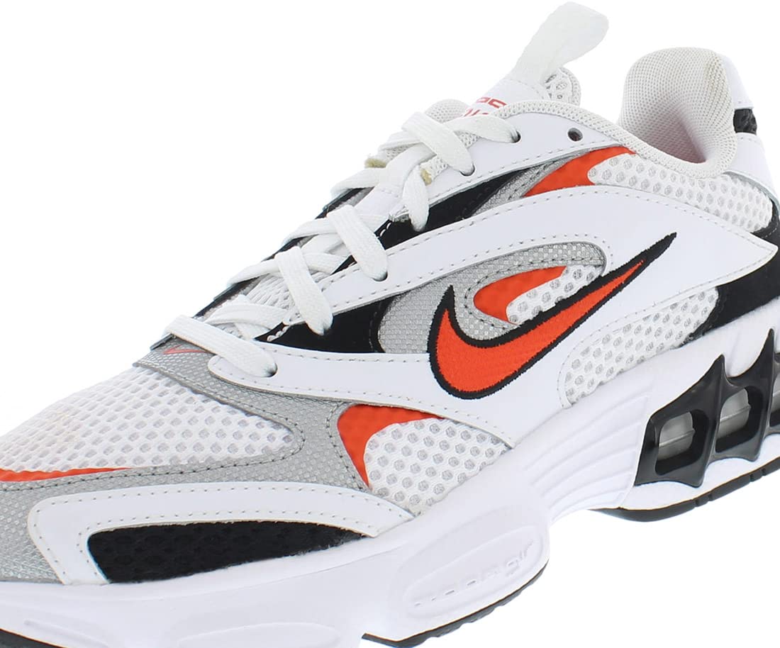 Nike Zoom Air Fire Womens Shoes Size 10, Color: White/Black/Orange-CW3876105