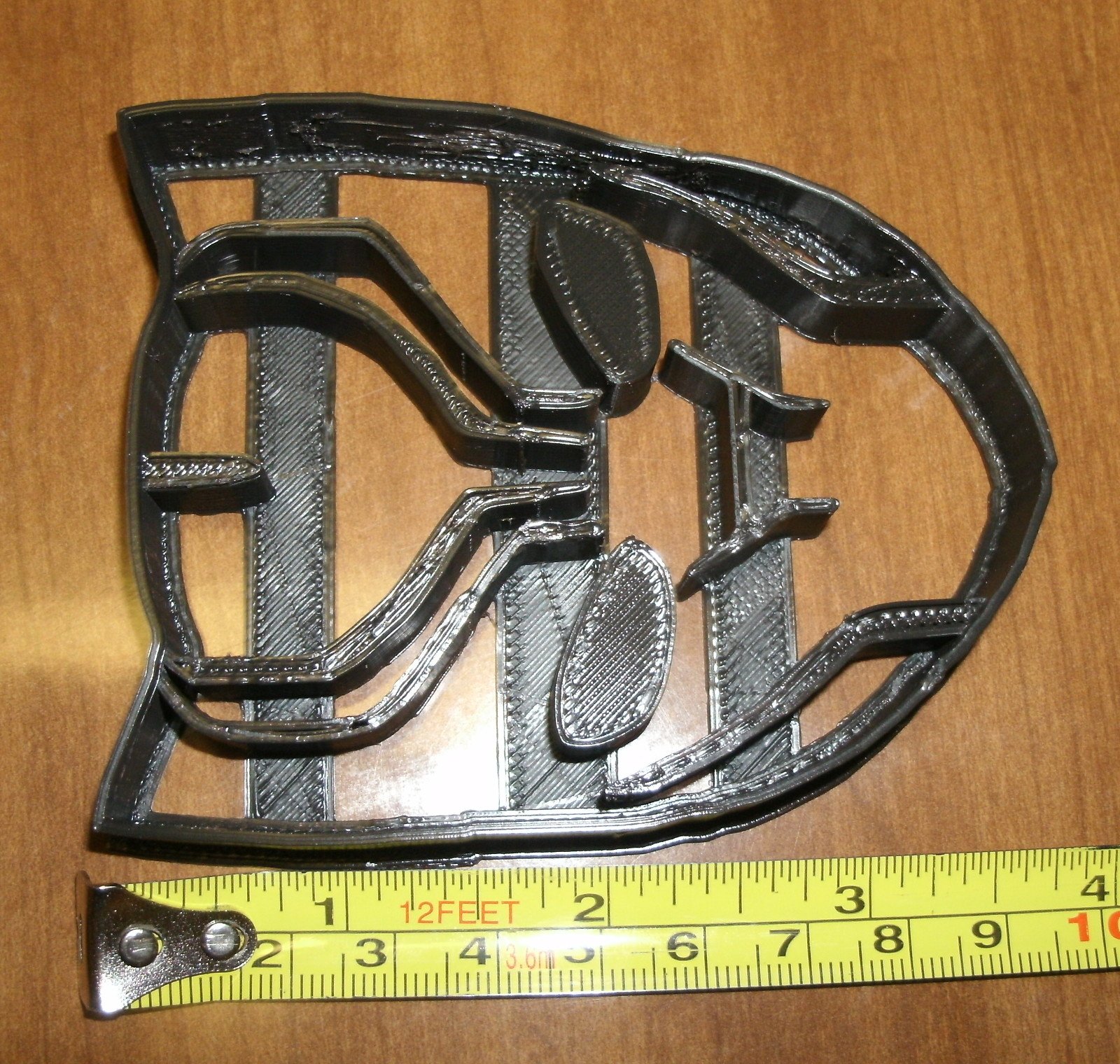 PANTHER FACE MASK SUPERHERO CHARACTER COOKIE CUTTER BAKING TOOL MADE IN USA PR599