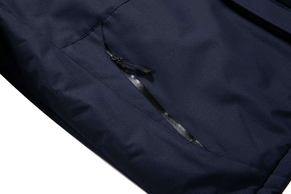 MOERDENG Men's Waterproof Ski Jacket Warm Winter Snow Coat Mountain Windbreaker Hooded Raincoat