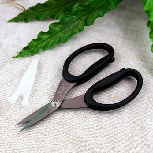TONIC STUDIOS Tim Holtz Tonic Scissors, 1.06 oz, Bundle with Westlake Art Embroidery Scissors - Precision Cutting, Micro-Serrated Edge, Titanium Coated, for Crafting & Sewing (Pack of 2)
