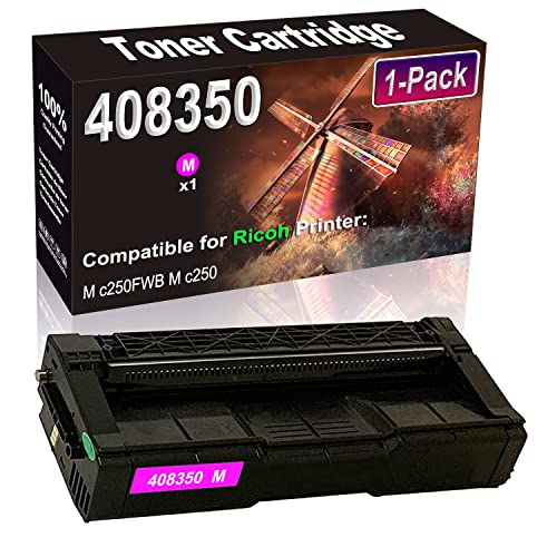 Kolasels 1-Pack (Magenta) Compatible M C250 408350 Toner Cartridge (High Yield) to Used for Ricoh M c250FWB M c250 Printer