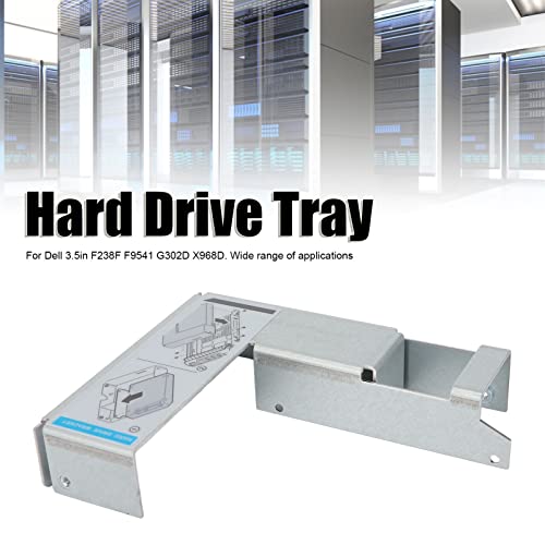 PUSOKEI 2.5in to 3.5in SSD SAS SATA Hard Drive Tray, Computer Replacement Server Adapter Bracket, 3.5" HDD Adapter SSD SAS SATA Bracket for Dell 3.5 inch F238F SAS SATA Carrier Box