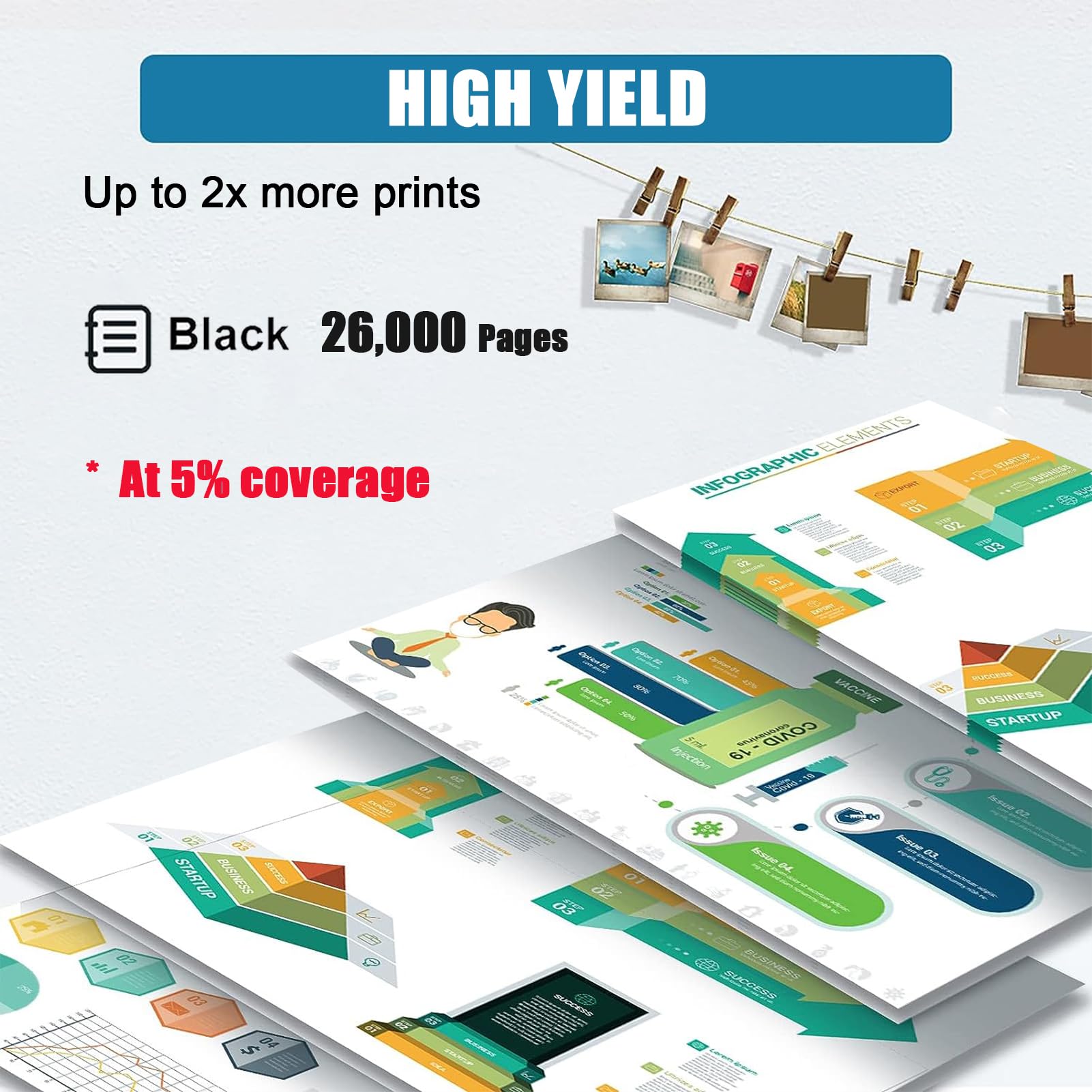 JENKEM High Yield Replacement Compatible for Konica Minolta TN516 Toner Cartridge (with Chip) Work for Konica Minolta Bizhub 458e 558e 658e Printers