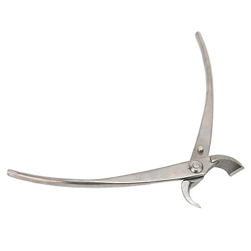 OKJHFD 11in Bonsai Tools, Stainless Steel Resistant Easy Branch Cutter Professional Knob Cutter, Straight Edge Pliers Trimmer for Bonsai Modeling