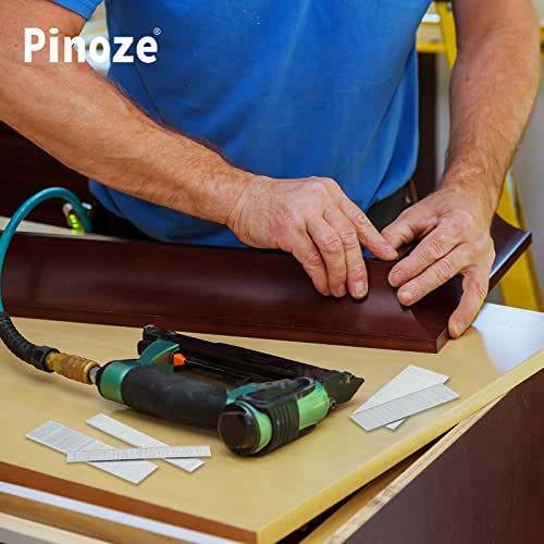 PINOZE 18 Gauge Brad Nails Galvanized, 5000-Count (2β, 1-1/4β, 1β, 3/4β, 5/8 Inch) 18GA Nail Gun Nails Assorted and Small Finishing Nails Assortment for Pneumatic, Electric Brad Nailer Gun