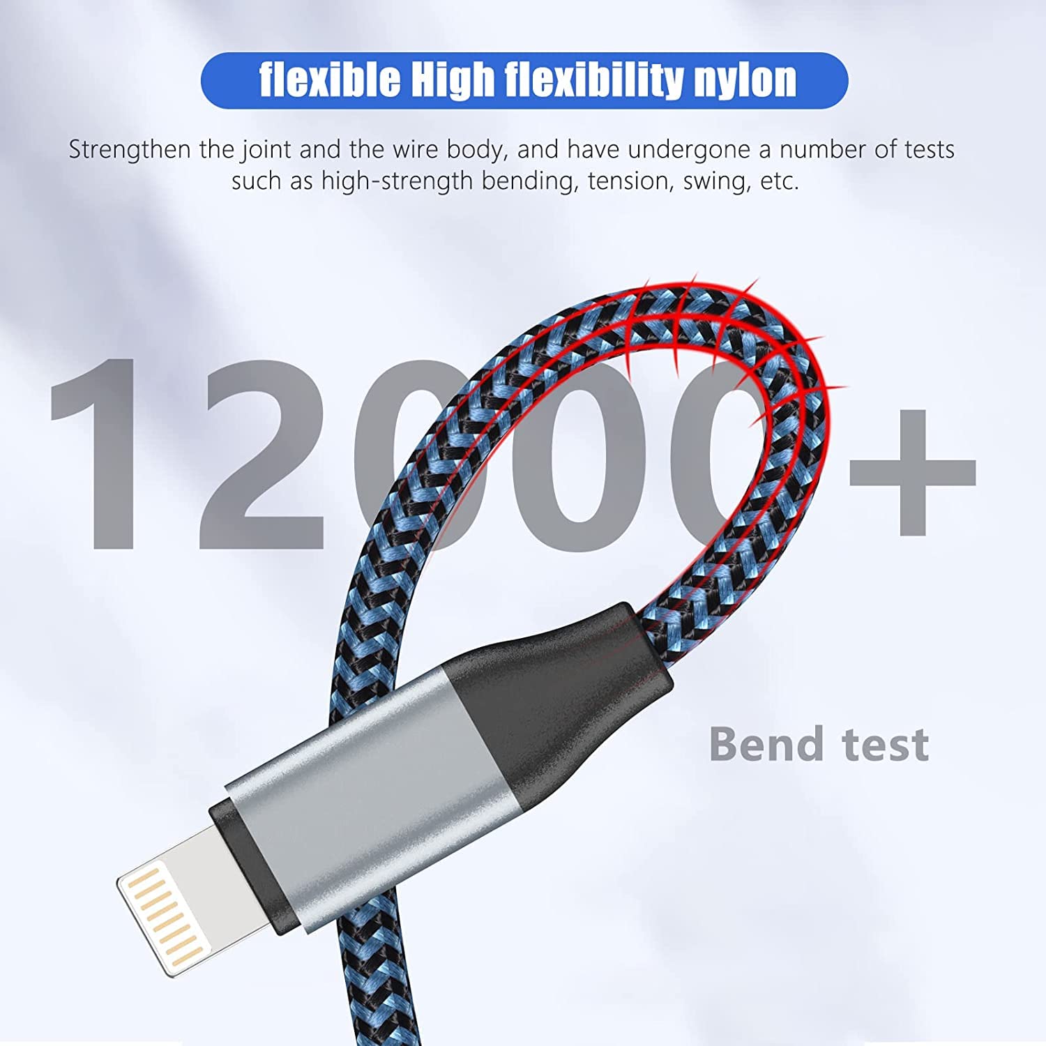 Sundix USB C to Lightning Cable, 2Pack 6FT【Apple MFi Certified】 Nylon Braided iPhone 14 Charger Cord Compatible with iPhone 14/13/13Pro/13Mini/12/12Pro/11/11Pro MAX/XS/XR/8