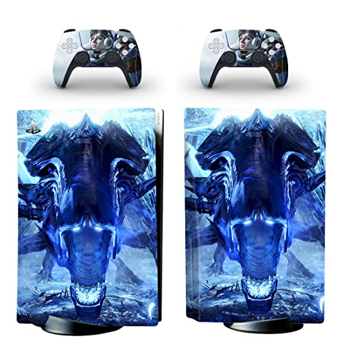 Oumaga Ps5 Skins Ps5 Stickers Ps5 Stickers Compatible with Playstation 5 Game Consoles Ps5 Controllers
