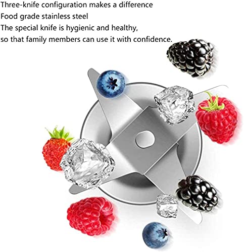 Multifunctional Blender Stainless Steel Blades, 3 Speed Control With Pulse, Overheat Protection, Crusher, chopper, coffee grinder smoothie maker 22000 rpm 1150ml jar,blue,c,pink,d ZJ666