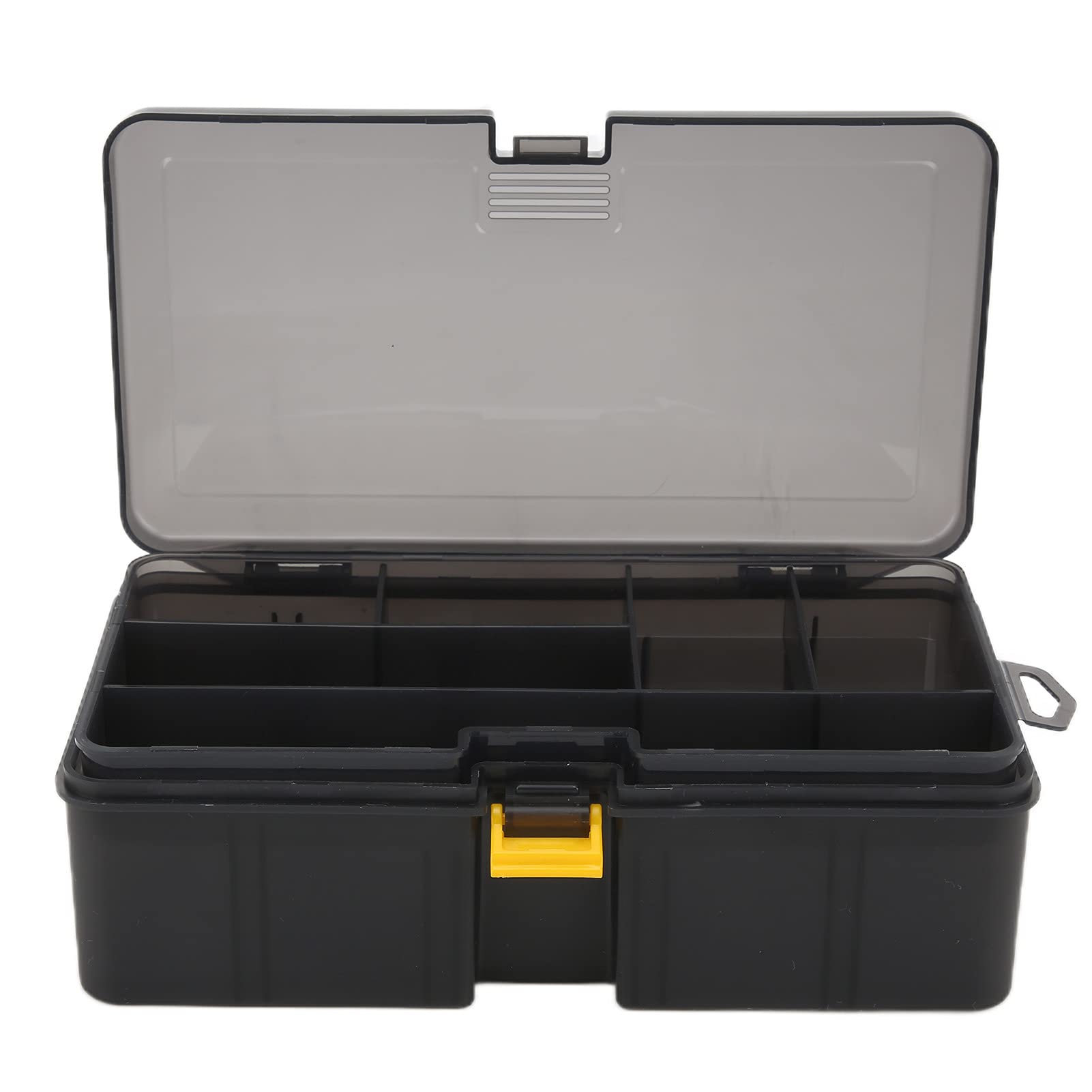plplaaoo Lure Box, Tackle Boxes,Small Tackle Box Organizer,Double Layer Multifunctional Plastic Fishing Tackle Accessory Box for Storage and Sorting of Fishing Tackle, Easy to classify, Tackle Box