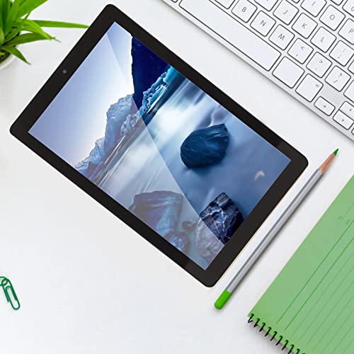 Portable Tablet, Front 5MP 10.1in Tablet Rear 13MP Black 100 to 240V for Work (EU Plug)