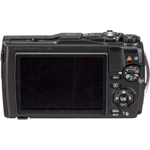 Olympus Tough TG-6 Waterproof Digital Camera (Black) + Pixibytes Basic Bundle + Underwater Package