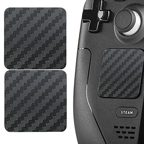 Pomrone 2 Pairs Anti-Scratch Stickers for SteamDeck Game Consoles Touchpad Protector Styling Protector for Stem Deck Game Controller