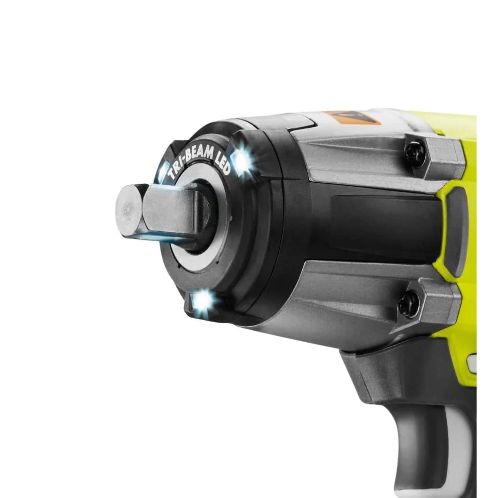 Ryobii RYOBI P261K1 ONE+ 18V Cordless 3-Speed 1/2 in. Impact Wrench with 4.0 Ah Battery and Charger