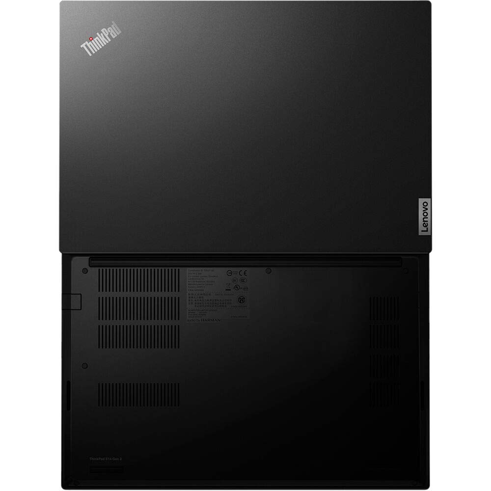 Lenovo ThinkPad E14 Gen 2-are 20T6002LUS 14 inch Notebook PC Bundle with Ryzen 5 4500U, 8GB DDR4, 256GB SSD, Radeon Graphics, Webcam, Stereo Speakers, Microphone, Windows 10 Pro, and Laptop Bag