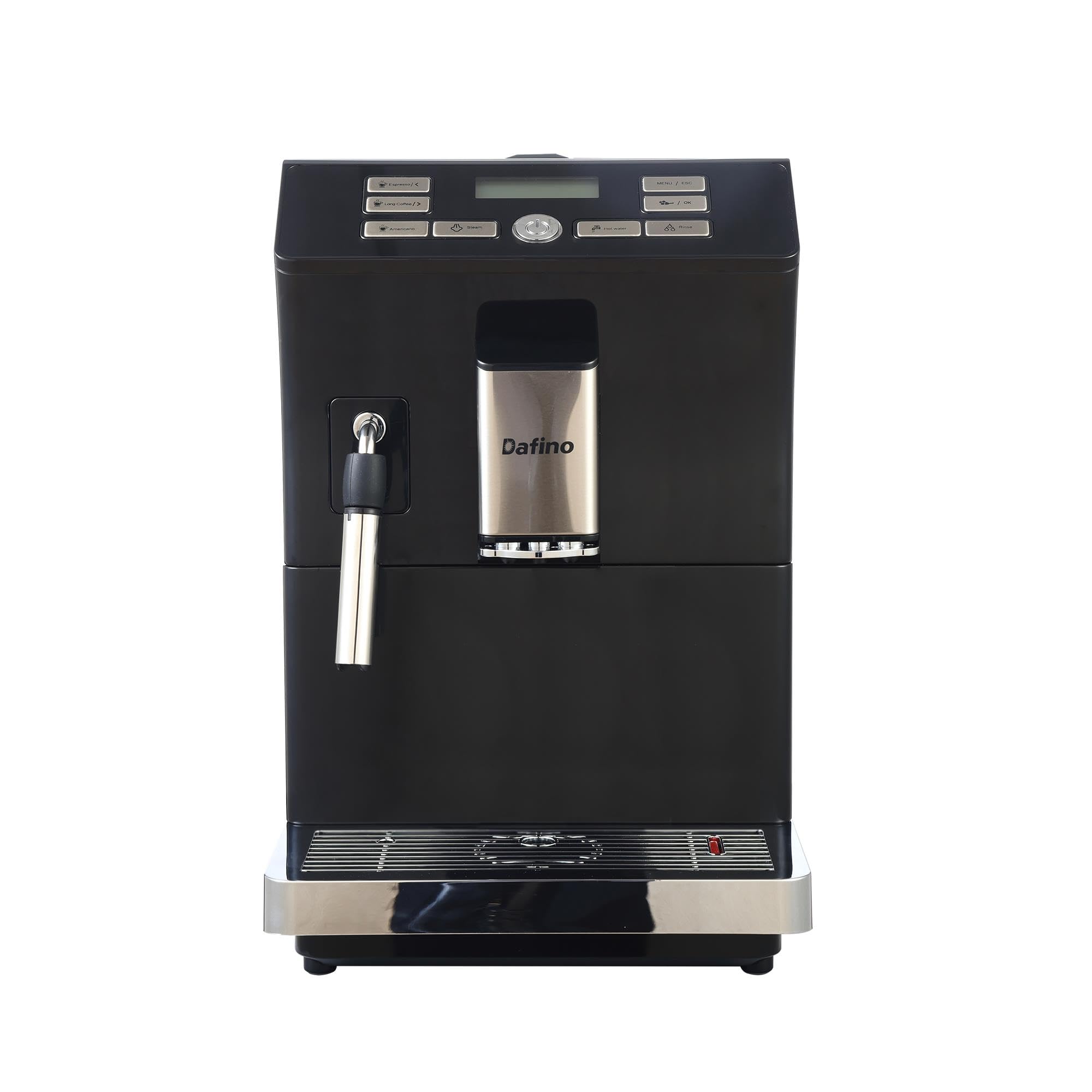 jiabaoyu Premium Dafino-205 Espresso Machine with Built-in Grinder - Fully Automatic Coffee Maker Sleek Black Coffee Machine for Barista-Quality Brewing-size1