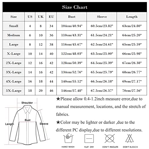 Womens Long Sleeve Scrub Jackets Print Under Tops Snap Front Cute Animals Pattern Christmas Nurse Working Uniforms 3X-Large…