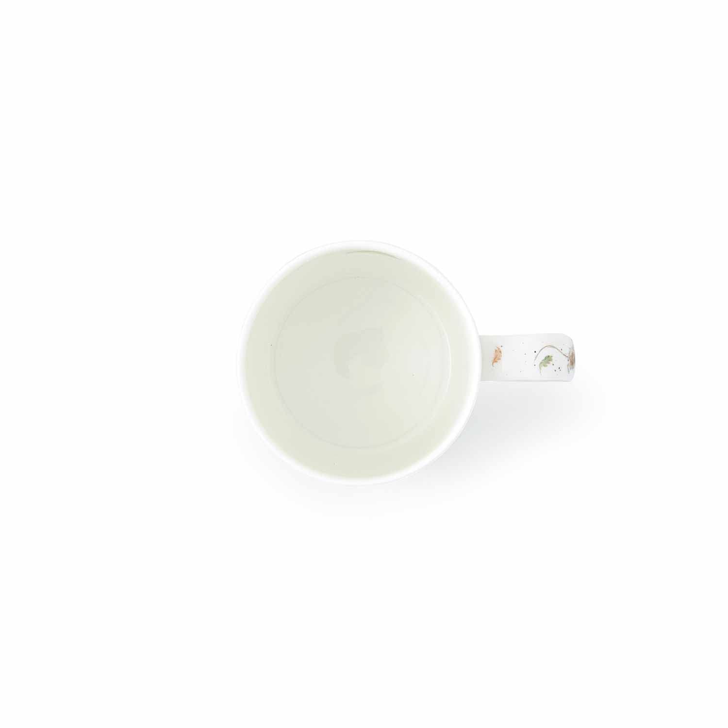 Portmeirion Royal Worcester Wrendale Designs Cat and Mouse Mug | 14 Ounce Large Coffee Mug with Cat Design | Made from Fine Bone China | Microwave and Dishwasher Safe