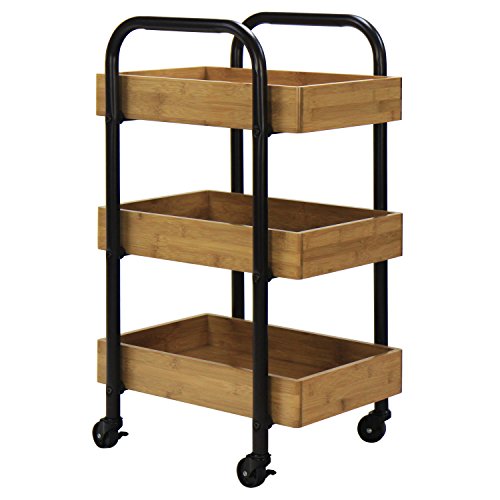 Oceanstar 3SC1675 Portable 3 Removable Trays Storage Cart