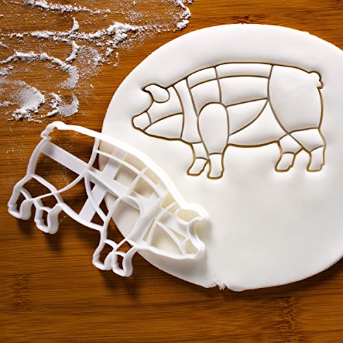 Pig Butcher Cut cookie cutter, 1 piece - Bakerlogy