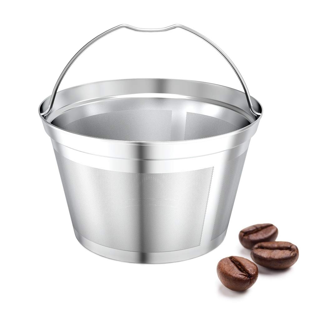 Nicelucky Bunn coffee filter reusable 8 10 12 cup basket replacement filter-stainless steel Permanent coffee filter Suitable for BUNN coffee brewer