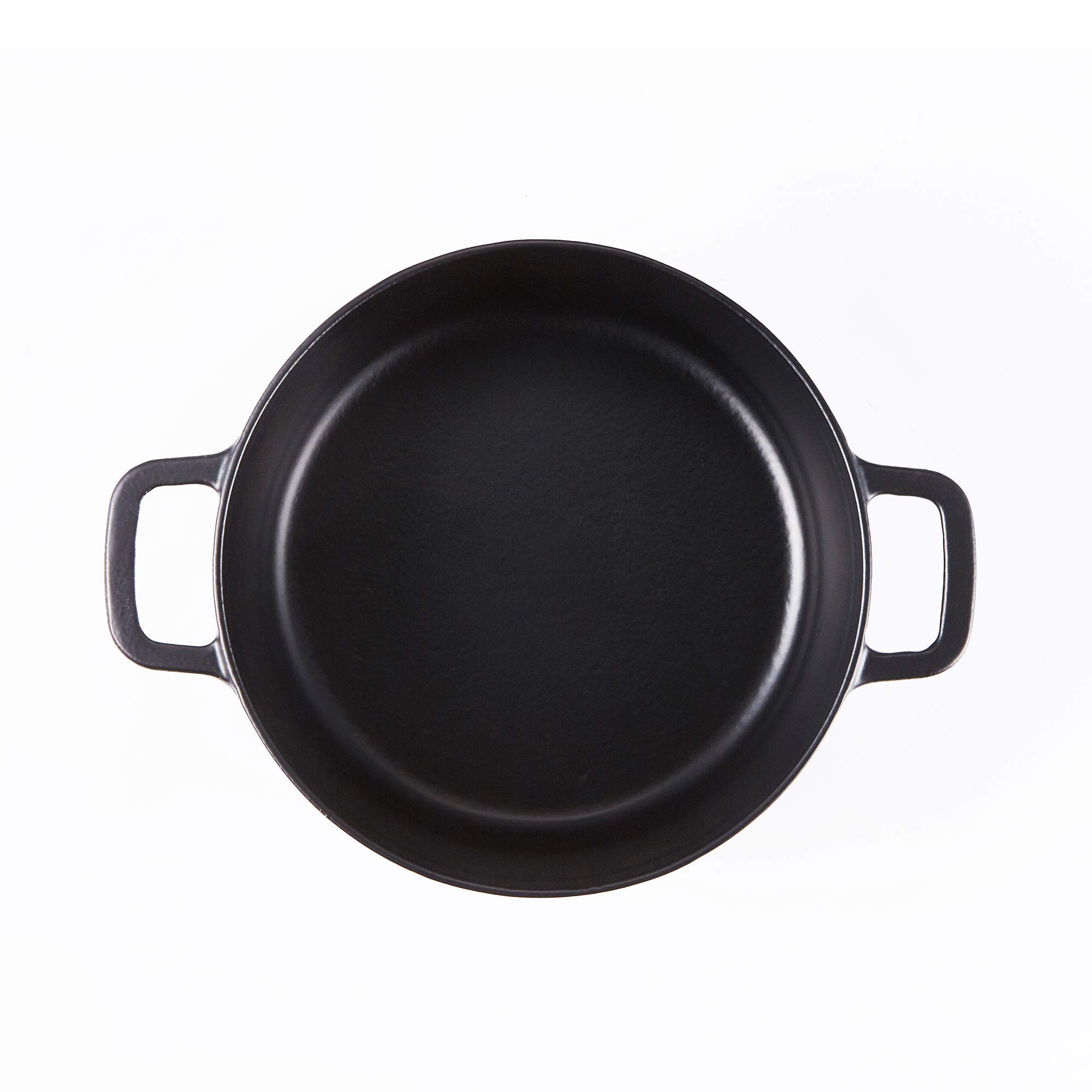 MOOSSE Premium Dutch Oven, Enameled Cast iron Pot for Induction Cooktop, Stove, Oven, No Seasoning Required, Made in Korea, 4.2 Quarts (4L), 9.4β (24 cm)