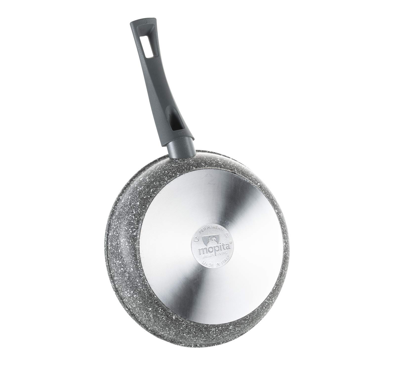 Mopita Roccia Viva 28cm/11" Non-Stick Forged Aluminum Fry Pan, Large, Grey