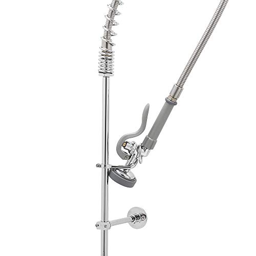 T&S Brass B-0107 Spray Valve for use in commercial kitchens. Pre-rinse sprayer meets new Department of Energy requirements with 1.15 GPM flow rate
