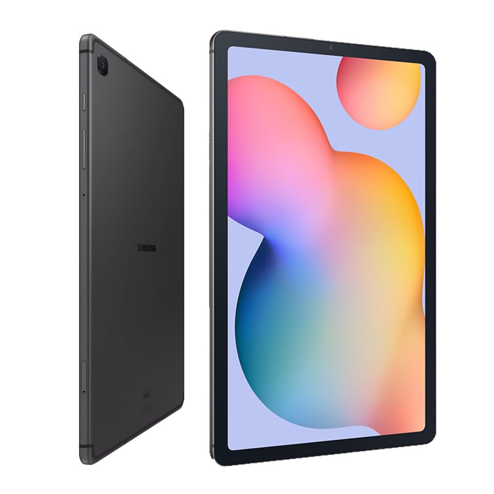 SAMSUNG Galaxy Tab S6 Lite 10.4" 64GB Android Tablet, LCD Screen, S Pen Included, Slim Metal Design, AKG Dual Speakers, 8MP Rear Camera, Long Lasting Battery, US Version, 2022, Oxford Gray