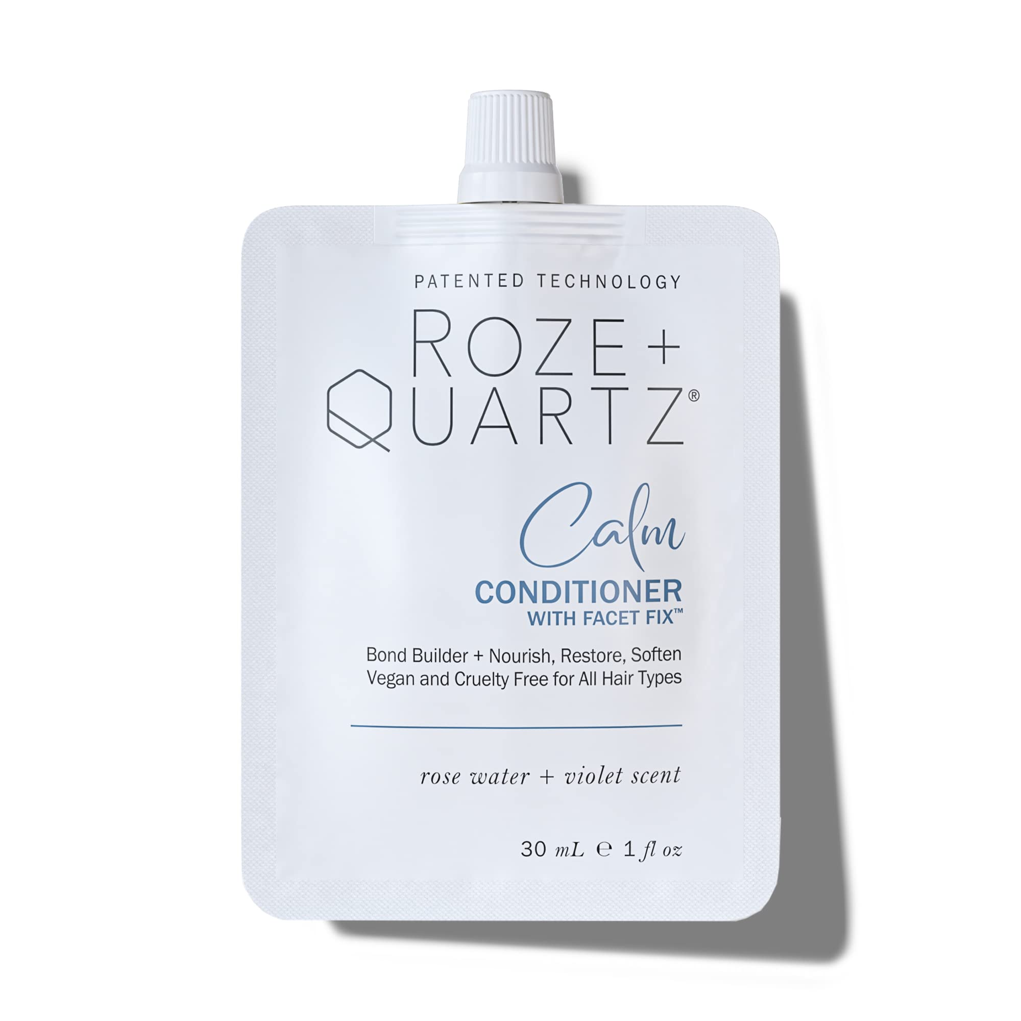 Roze + Quartz Calm Conditioner (8.5 Ounce 250ml) with Facet Fix™ Bond Builder