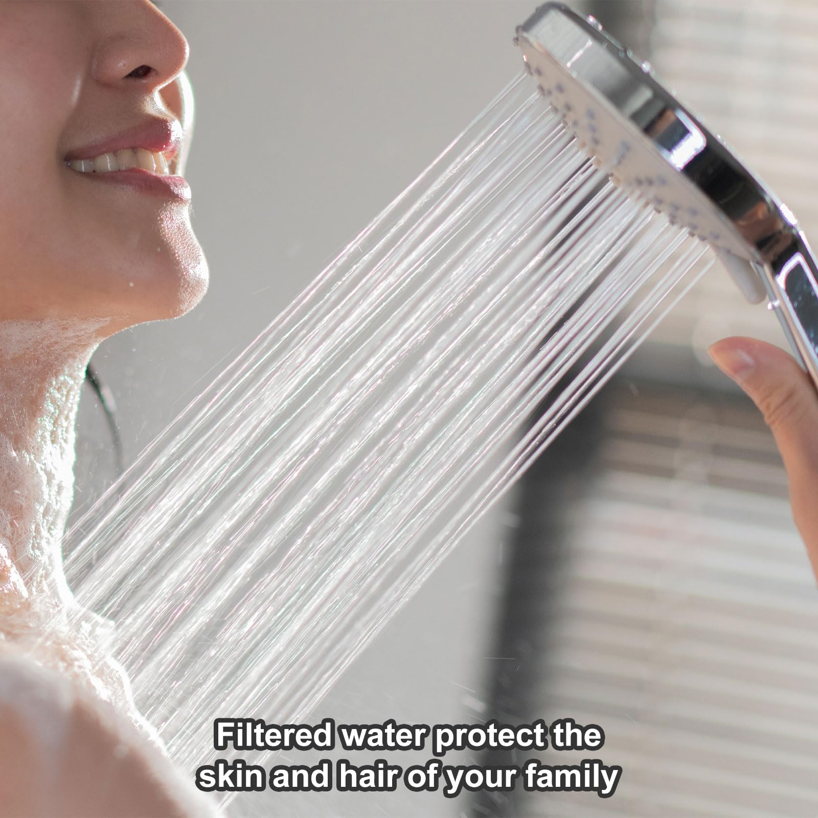 uxcell 12 Pcs Shower Head Filter 3.3 Inch PP Cotton Filter Cartridge Replacement High-Pressure Handheld Fan Shower Jet Sets