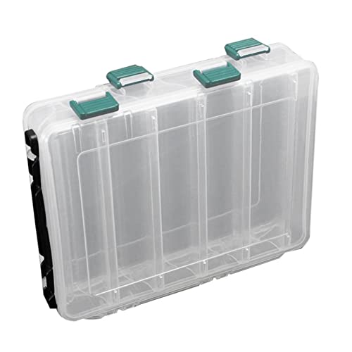 PP Double Sided Fishing Lure Tackle Tools Box Large Capacity Fishhooks Float Sinker Line Box Fishing Accessories